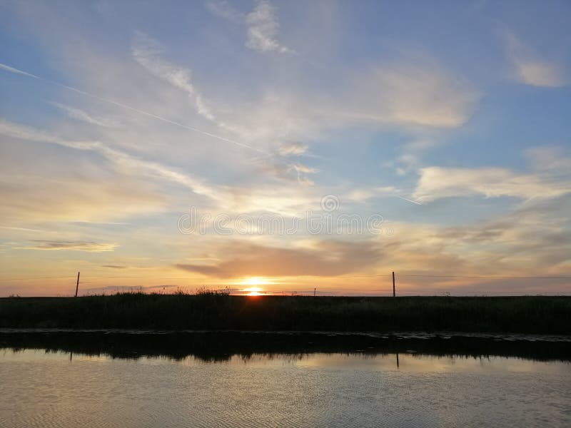 Dawn stock image. Image of sunrise, water, dawn, riverside - 149532479