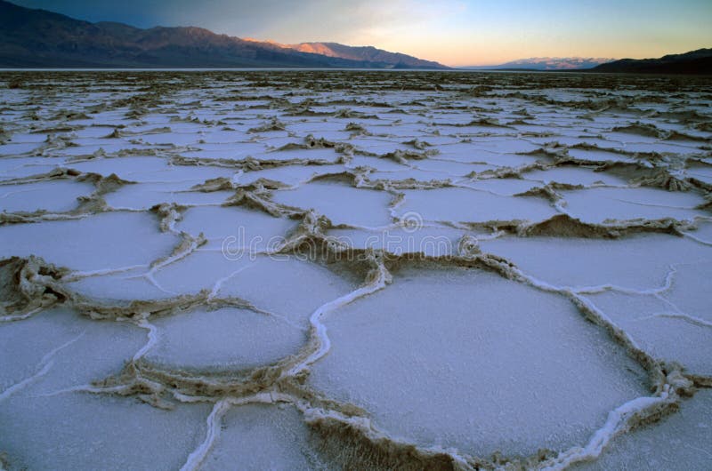 Dawn in Bad Water stock photo. Image of geology, death - 5811132