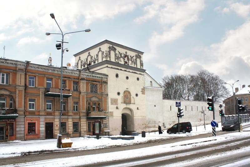 Dawn Gate in Vilnius, Lithuania Editorial Stock Image - Image of ...
