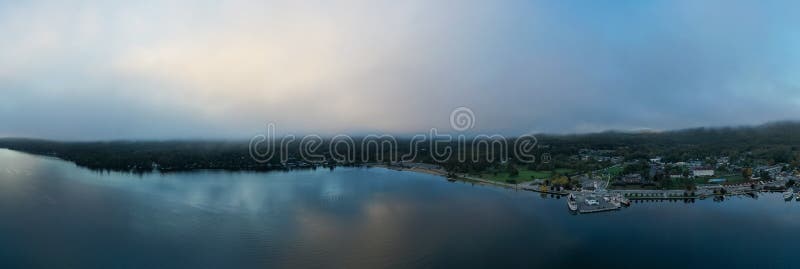 Dawn - Lake George, New York Stock Image - Image of indian, panoramic ...