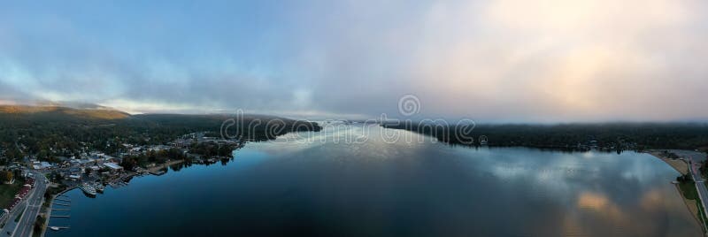 Dawn - Lake George, New York Stock Image - Image of beautiful, dawn ...