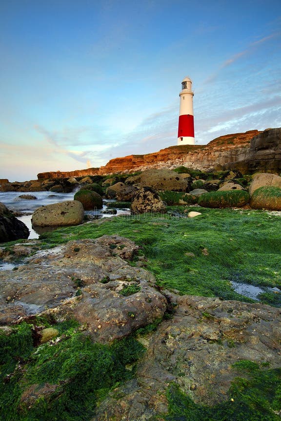 Dawn at Portland Bill stock photo. Image of early, water - 4161578