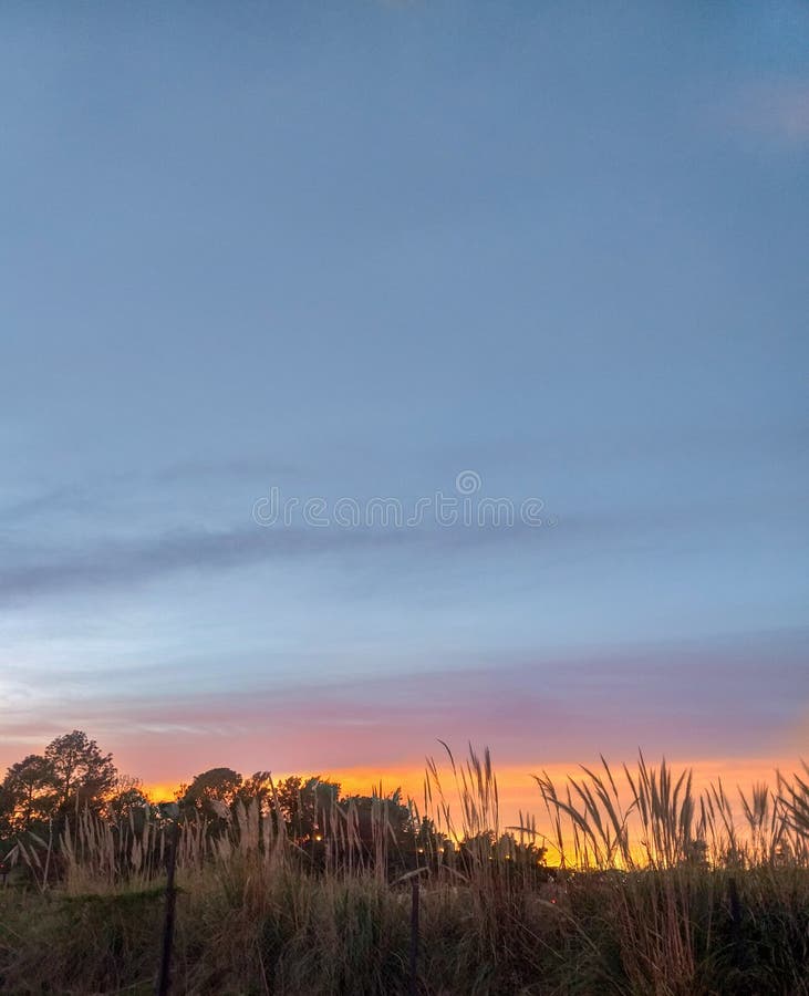 Dawn after the rain stock image. Image of dawn, orange - 172767805