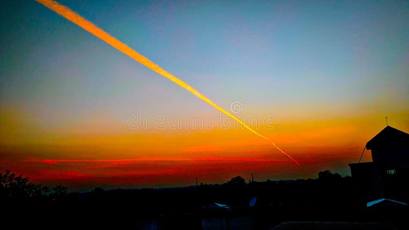 Dawn scene stock image. Image of beauty, colours, nature - 141439513