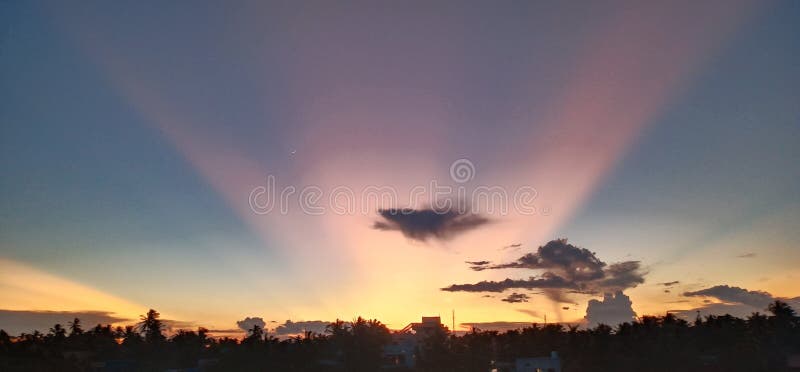 Dawn of the Sky and Begining of Darkness. Enjoy the Last Light Stock ...