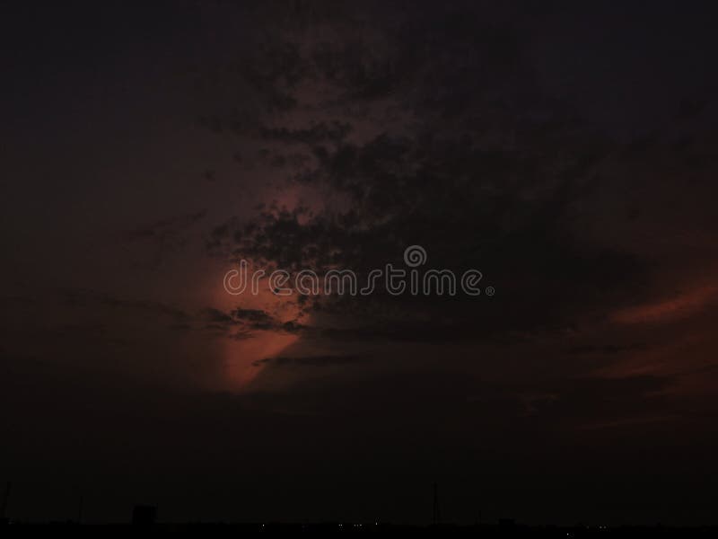 Dawn time and clouds stock photo. Image of dawn, poster - 186463296