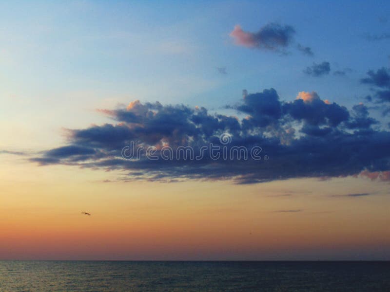 Dawn at sea stock photo. Image of earths, direct, upper - 211274010