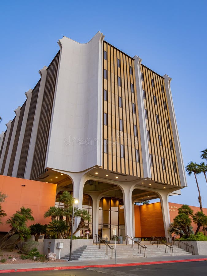 Dawn View of a Building of UNLV Editorial Photography - Image of blue ...