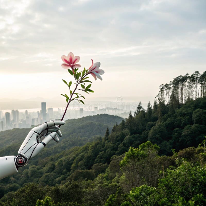 The Dawning of a New Age - Evolution and Environment Concept Stock ...