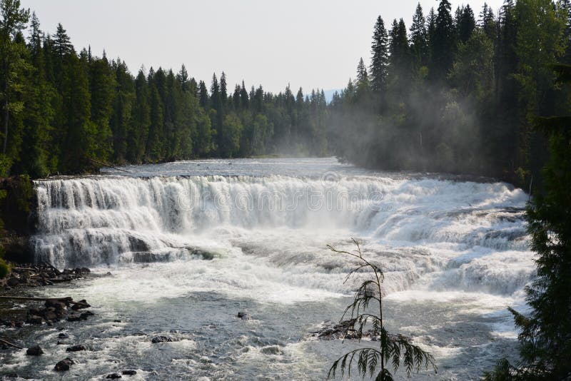 Dawson Falls in Canada stock image. Image of amazing - 100212941