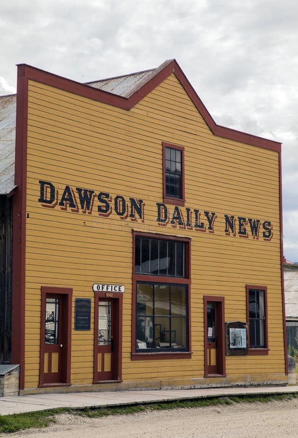 Dawson daily News editorial stock photo. Image of representative - 99268048