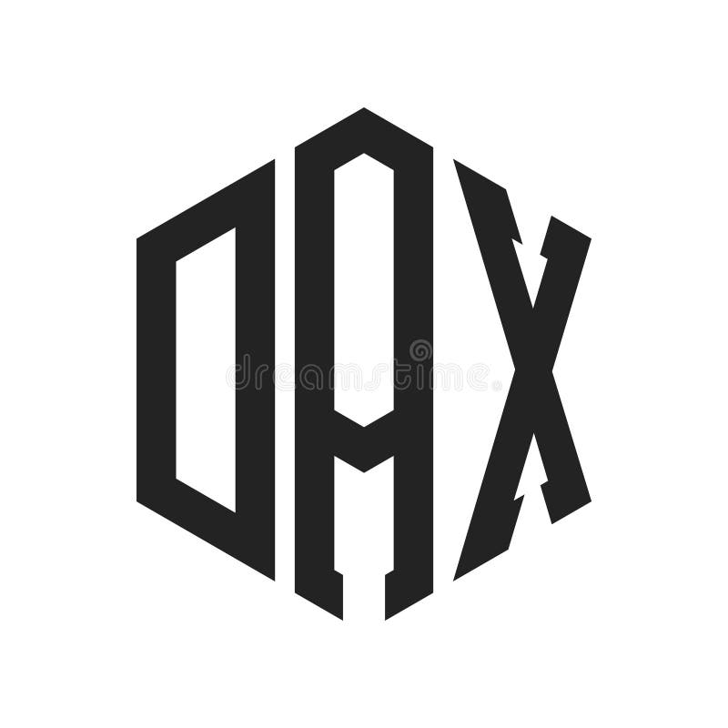 DAX Logo Design. Initial Letter DAX Monogram Logo Using Hexagon Shape ...