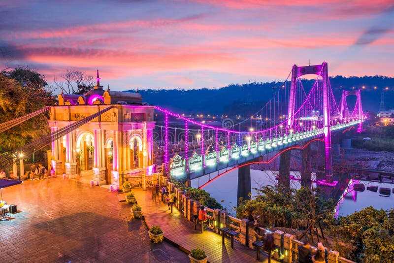 Daxi Bridge in Taiwan editorial stock image. Image of plaza - 90984269