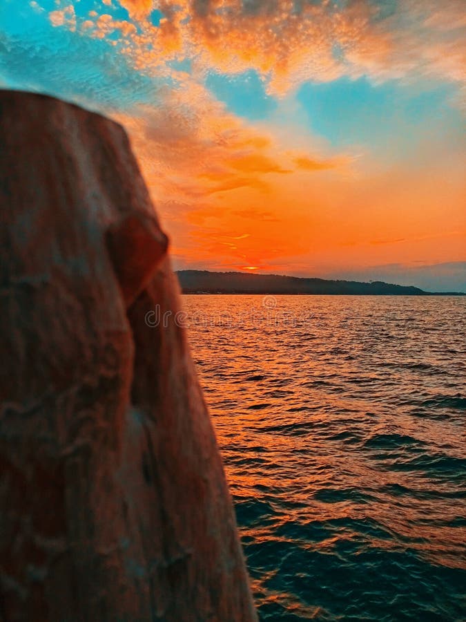 Day stock photo. Image of sunset, colour, beach - 144811584