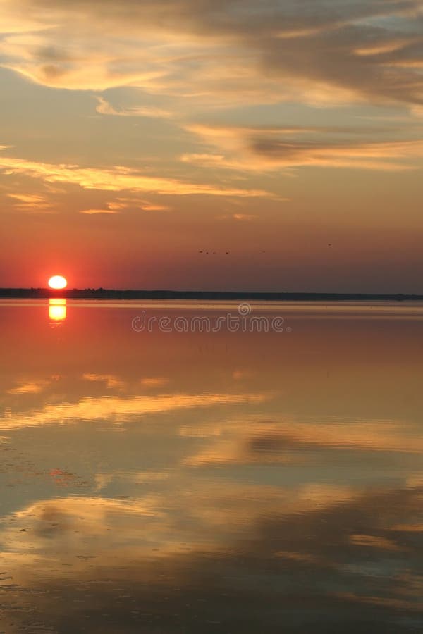 The Day Begins. the Sun Both Sea and Cloud Stock Photo - Image of enjoy ...