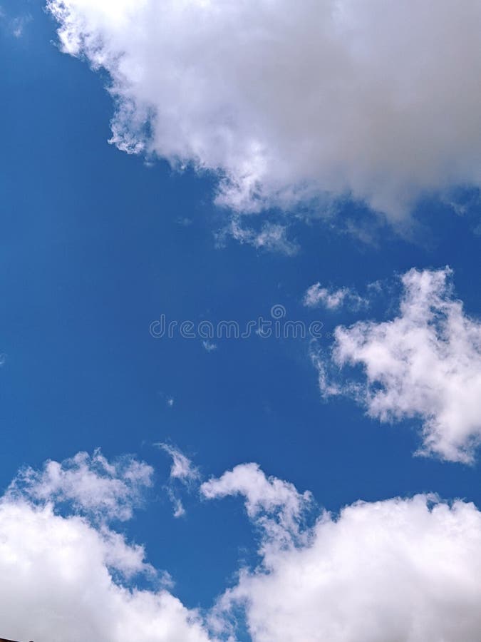 The Day is so Bright the Clouds Look so Very Beautiful Stock Image ...