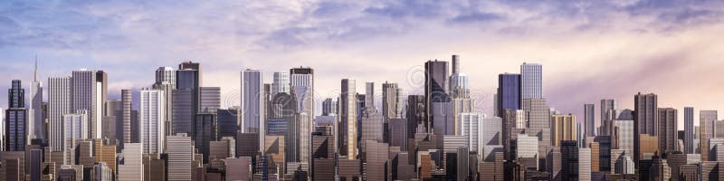 Day city panorama stock illustration. Illustration of sunlight - 58686767