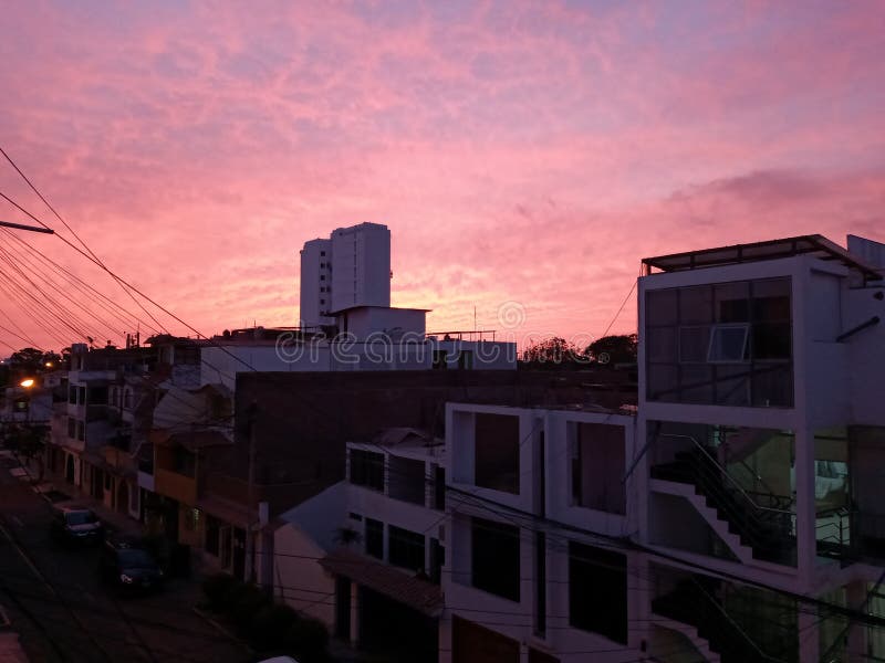 End of the day stock photo. Image of skyscraper, downtown - 223663240