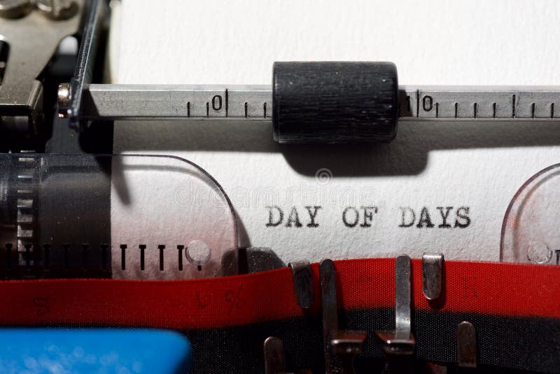 Day of days stock photo. Image of vintage, marked, word - 270757556