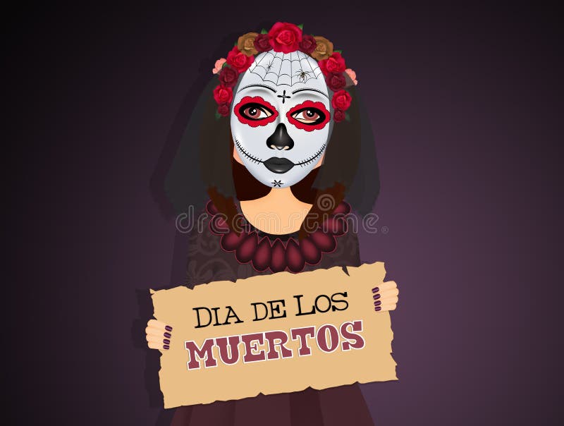 Day Of The Dead Stock Illustration Illustration Of Masquerade 136245983