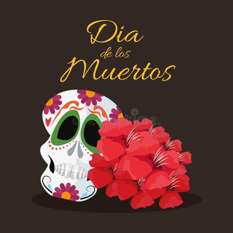 Day of the Dead Celebration Stock Vector - Illustration of ofrenda ...