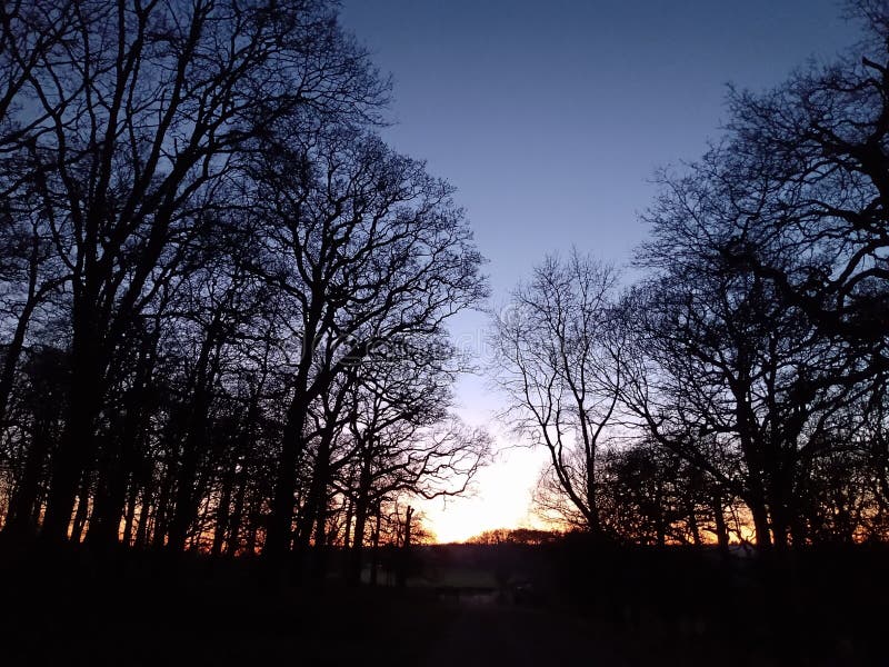 The Day is Ending Night Drawing Near Stock Photo - Image of night ...