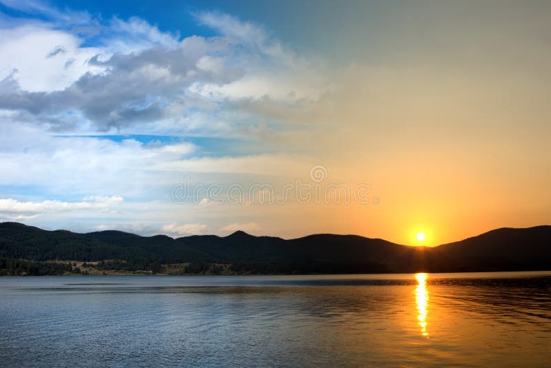 Day and evening stock photo. Image of lake, fantabulous - 115448116