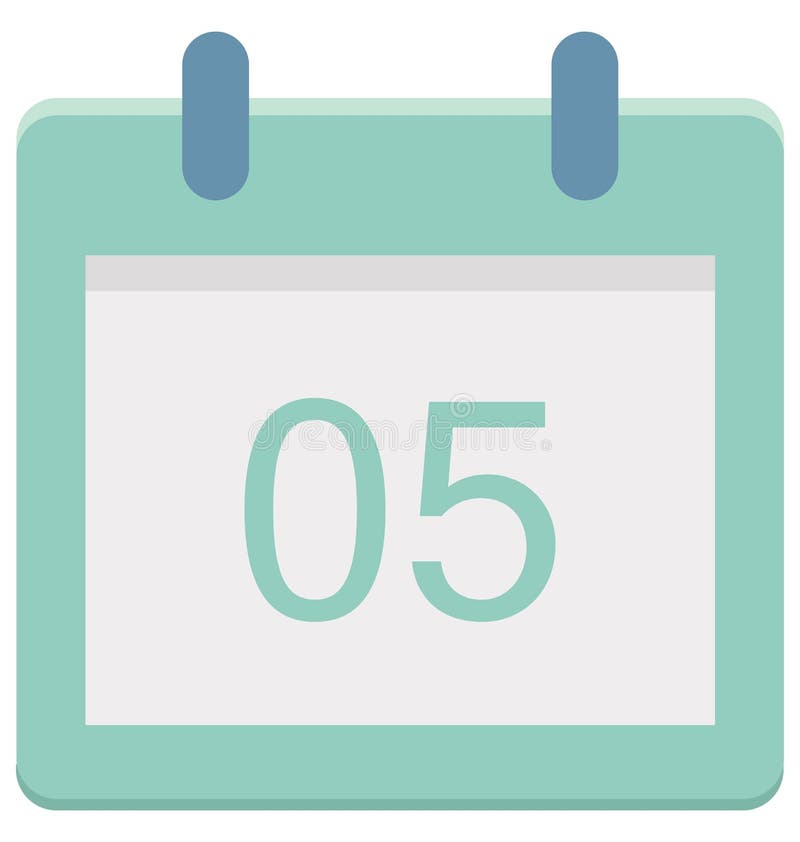 Day Five, Five Special Event Day Vector Icon that Can Be Easily ...