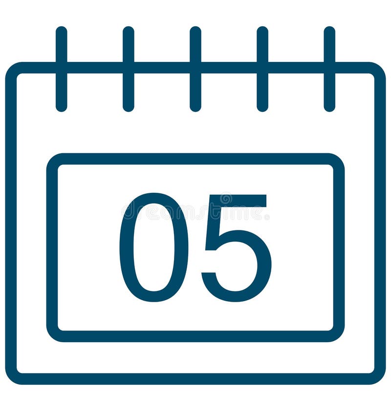 Day Five, Five Special Event Day Vector Icon that Can Be Easily ...