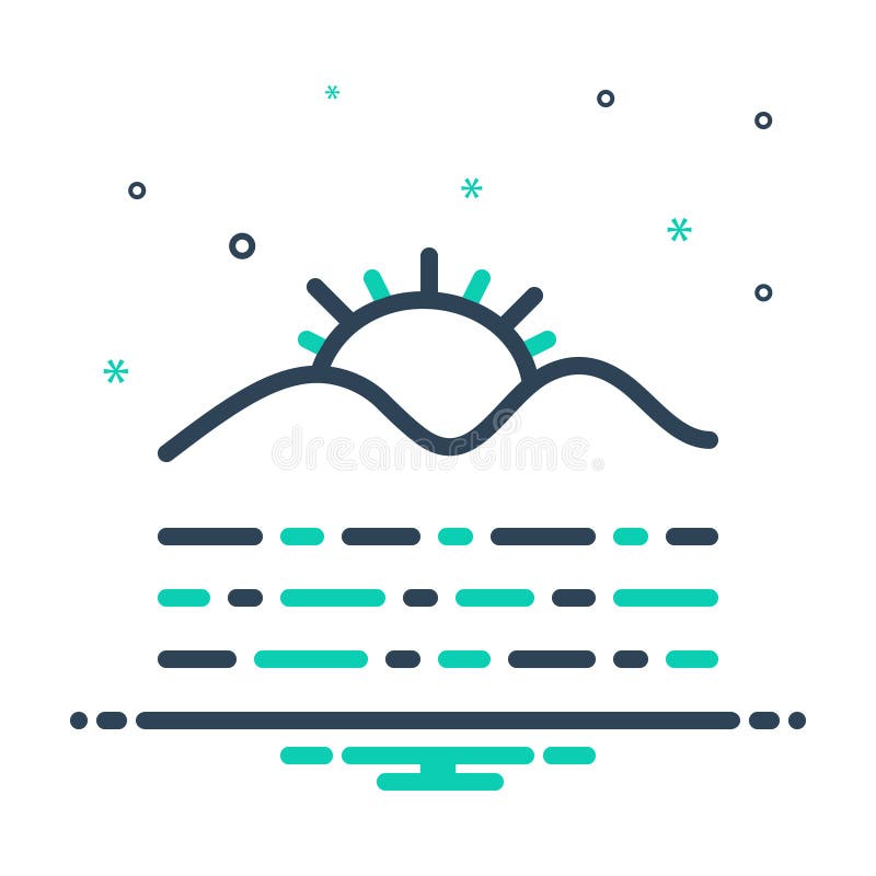 Mix Icon for Day, Daytime and Sunlight Stock Vector - Illustration of ...