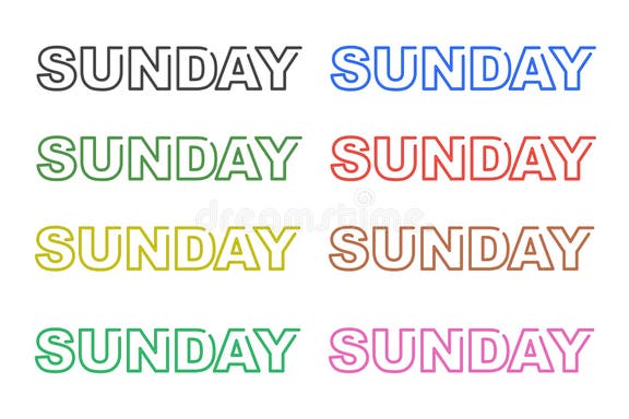 Sunday Neon Signboard Stock Photos - Free & Royalty-Free Stock Photos ...