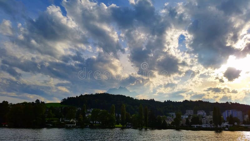 A day on lake lucerene stock photo. Image of lake, lucerne - 47750228