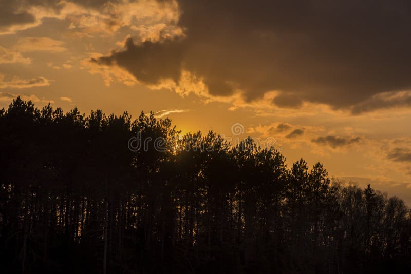 Day Lake Sunset stock image. Image of national, wisconsin - 137431711