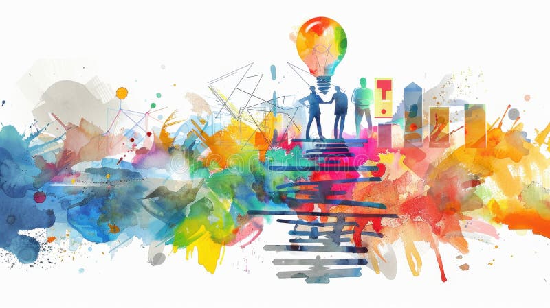 Day of Liberation and Innovation Creative Innovation Concept with ...