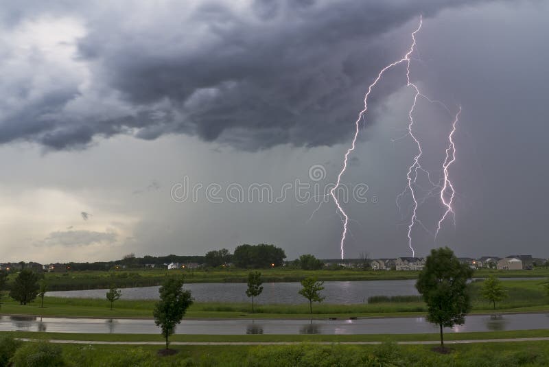 Day Lightning stock image. Image of storm, strike, bolt - 23420973