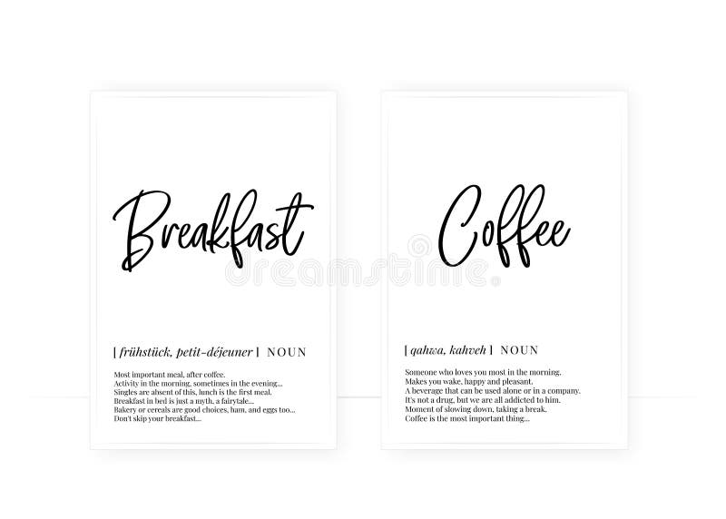 Breakfast Wording Stock Illustrations – 60 Breakfast Wording Stock ...