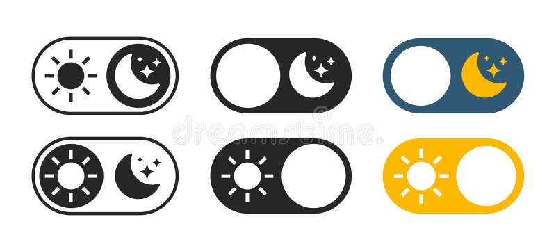 Night Day Switch Toggle Icon Stock Illustrations – 426 Night Day Switch ...