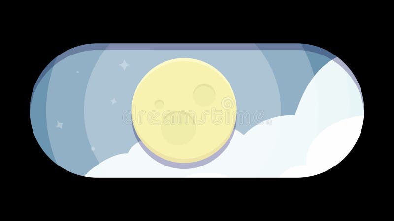 Day and Night Mode Switcher. Stock Video - Video of enable, swipe ...