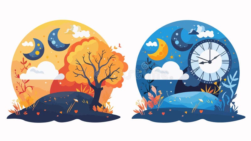 Day and Night Shift Illustration: Passing of Time in Stunning Visual ...