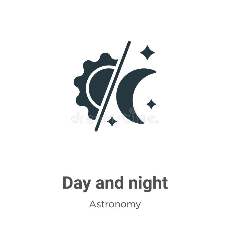 Day and night vector icon stock vector. Illustration of icon - 31125700