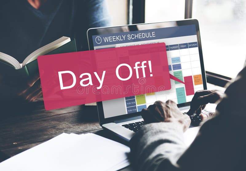 Day Off Vacation Holiday Event Relaxation Concept Stock Image - Image ...