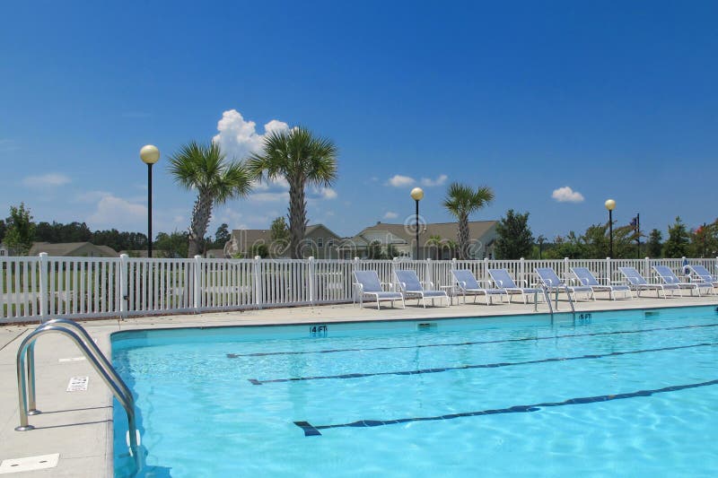 A Day by the Pool stock image. Image of outside, furniture - 41566189