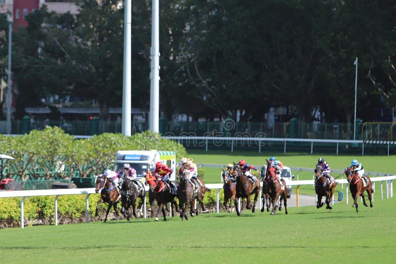 Day Racing at Happy Valley Racing Field Editorial Stock Image - Image ...