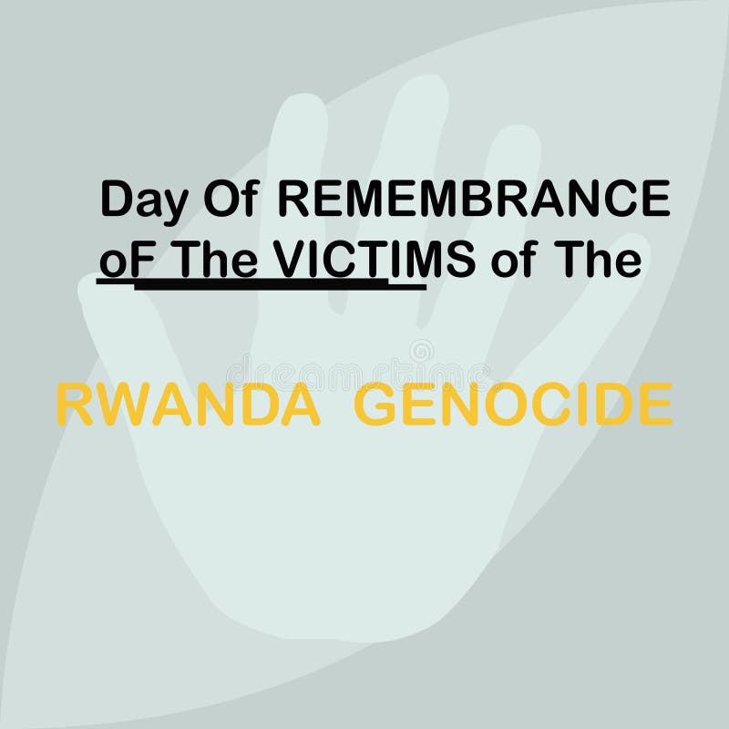 Rwanda genocide stock illustration. Illustration of design - 350636123