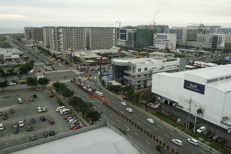 Day Shot of a Busy Intersection at Pasay City, Philippines Editorial ...