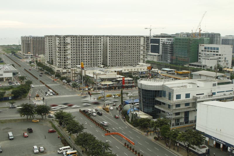 Day Shot of a Busy Intersection at Pasay City, Philippines Editorial ...