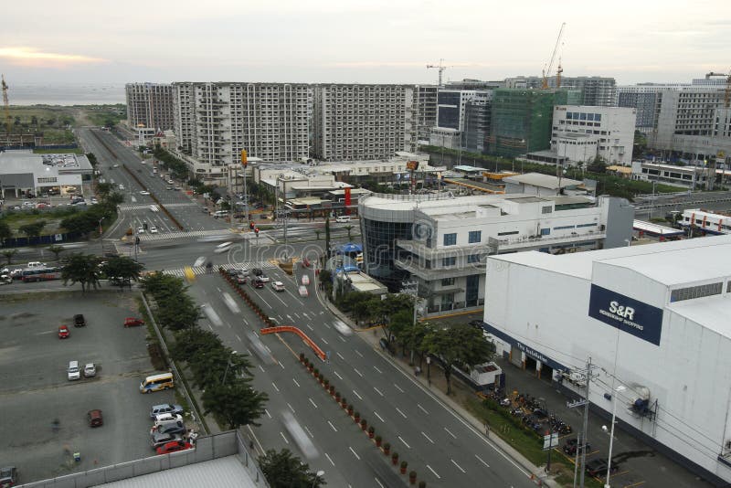 Day Shot of a Busy Intersection at Pasay City, Philippines Editorial ...