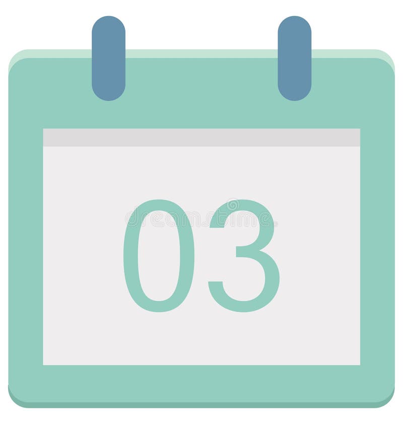 Day Three, 3 Special Event Day Vector Icon that Can Be Easily Modified ...