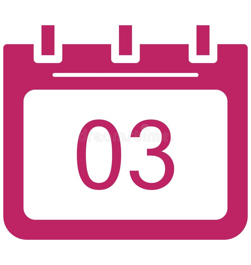 Day Three, 3 Special Event Day Vector Icon that Can Be Easily Modified ...