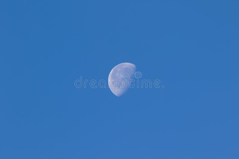 Day time view of Moon stock photo. Image of background - 47915630